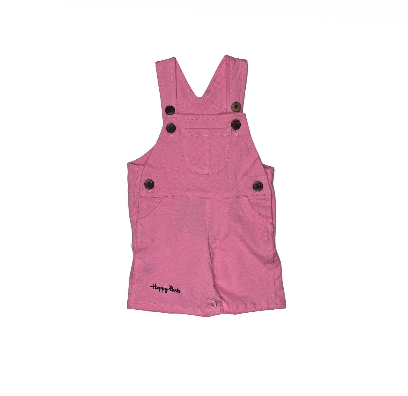 Plain Pink Short Overall for Boys – Happy Pants