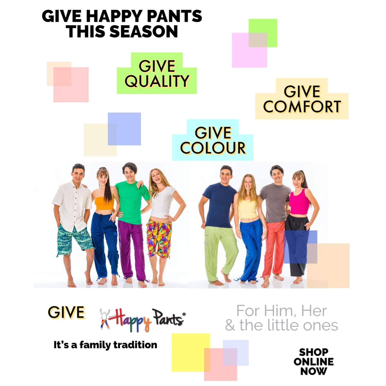 Happy Pants - Official Site and Online Store - Cotton